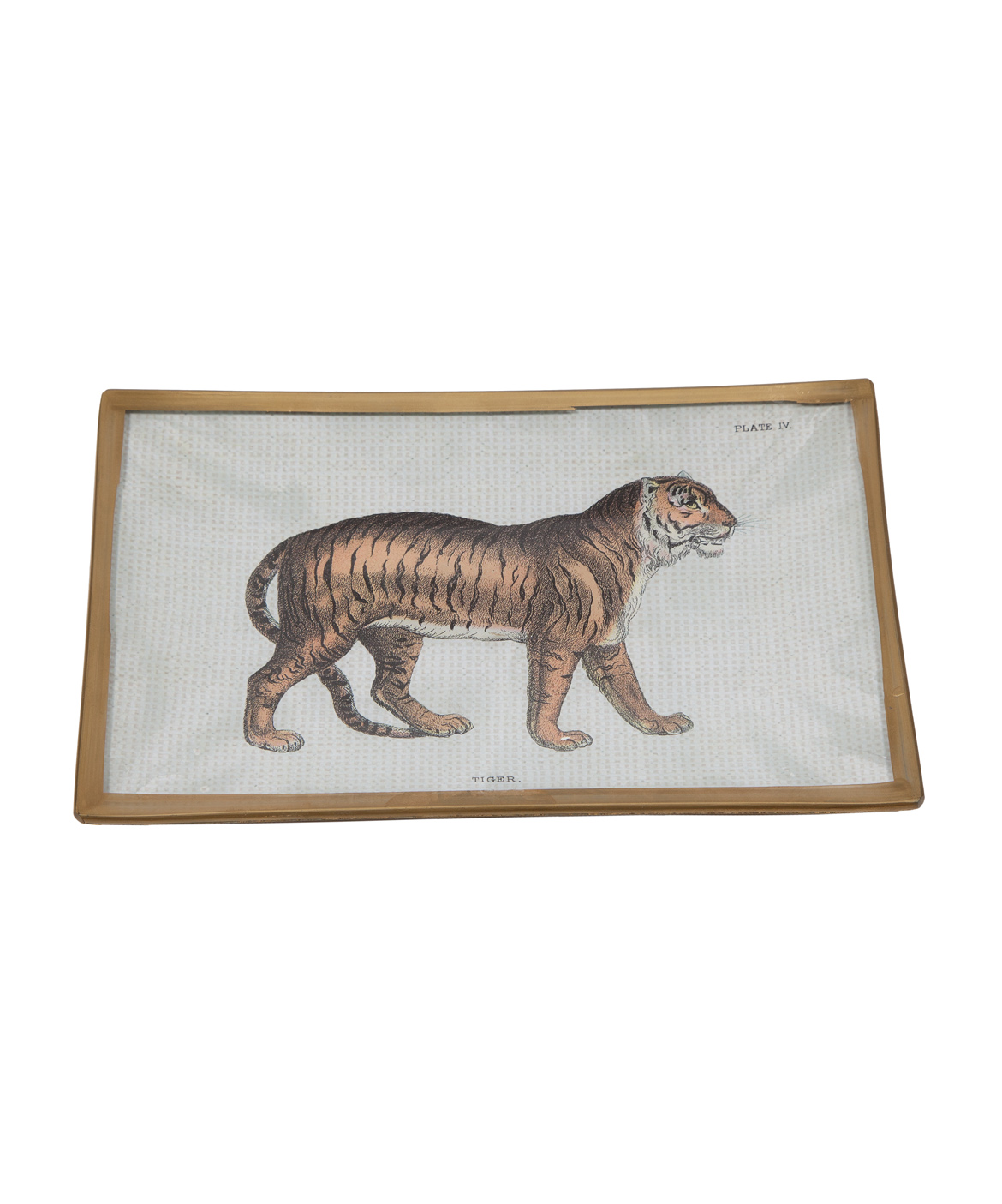 Decoupage Tiger Plate 1 | Kurtz Collection